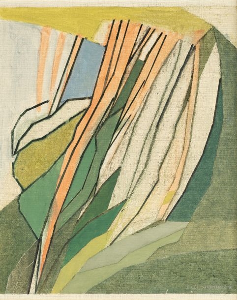 André Beaudin | The Leaning Forest (1959) | MutualArt