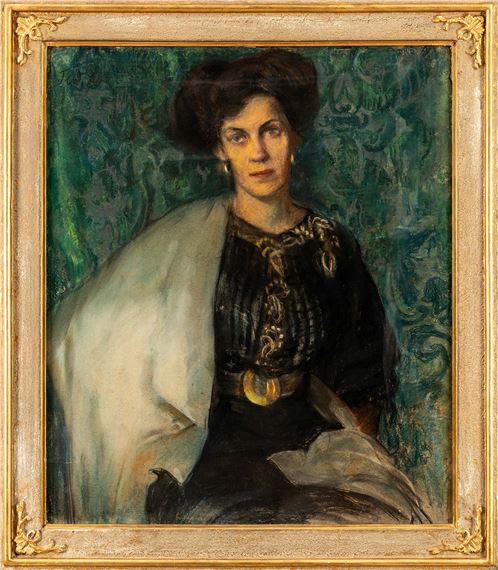 Teodor Grott | Portret panny K., (1908) | MutualArt
