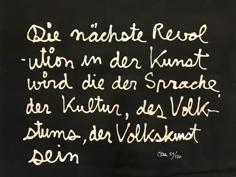 Ben Vautier | The next revolution in art will be that of dialect, folk ...