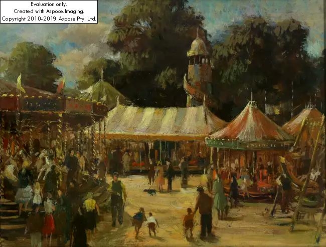 Jack Bridger Chalker | Fairground | MutualArt