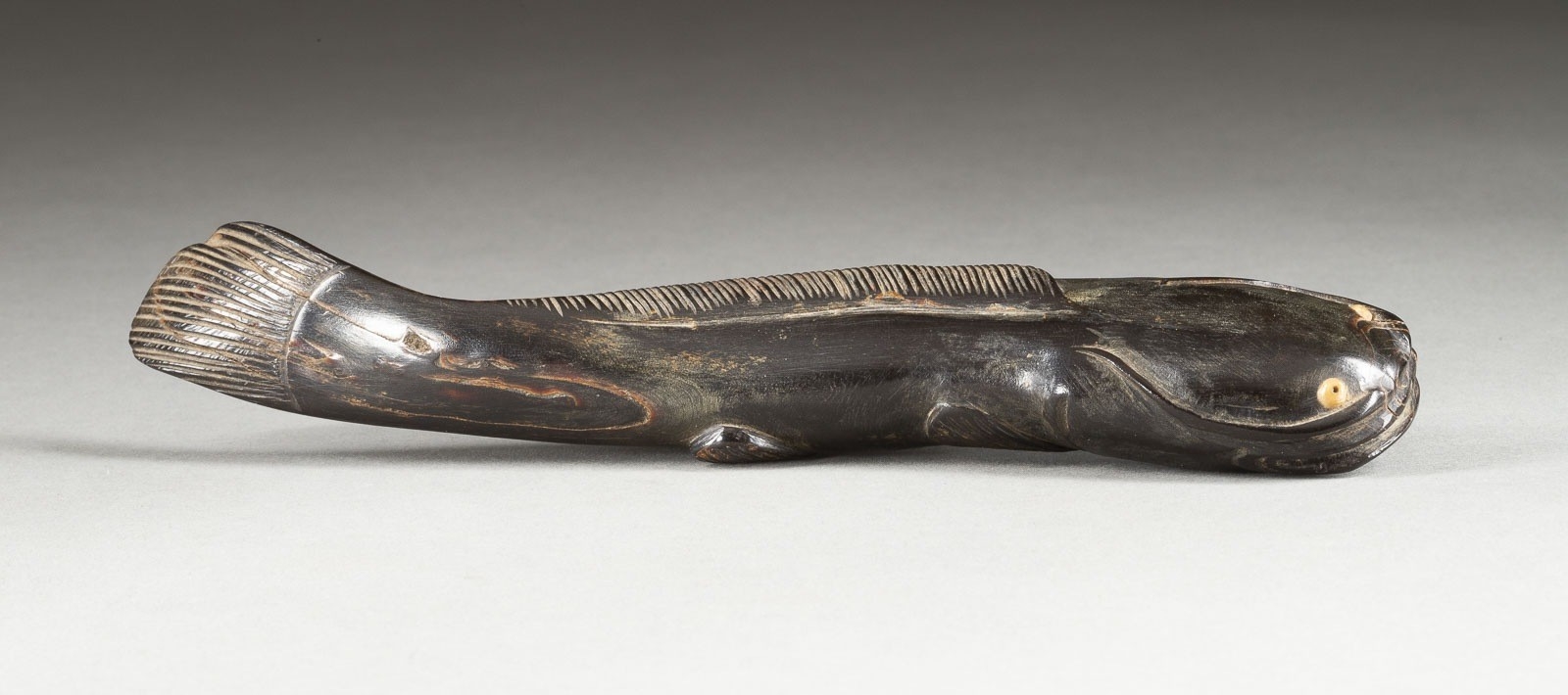 Japanese School, 19th Century | SASHI-NETSUKE OF A NAMAZU | MutualArt