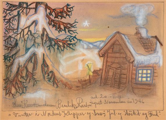 Bendik Riis | Vinter i nordens klipper (1946) | MutualArt