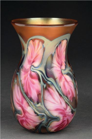 John Lotton | ART GLASS VASE BY JOHN LOTTON (1994) | MutualArt