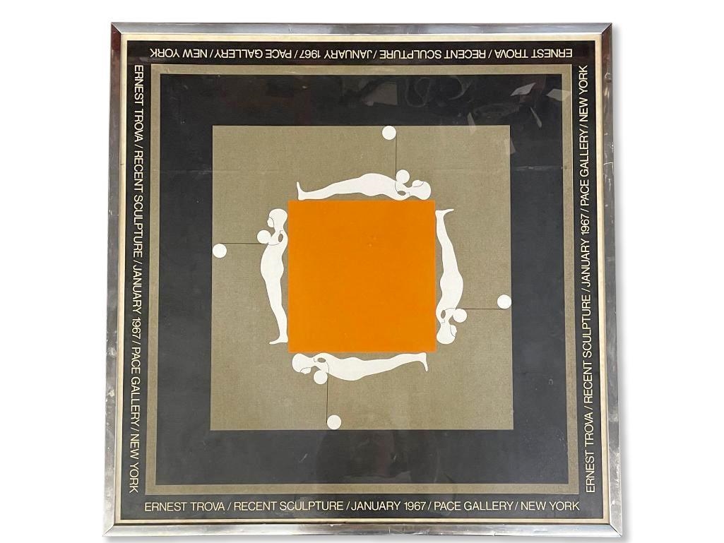 Ernest Trova | Sculpture poster from the Pace Gallery (1967) | MutualArt