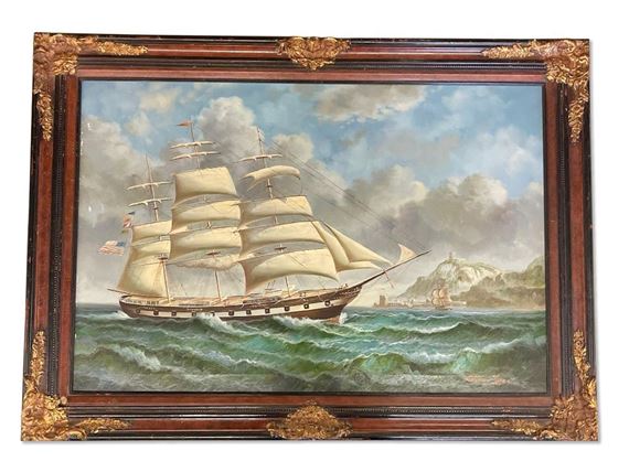 Robinson Jones | Clipper ships at sea | MutualArt