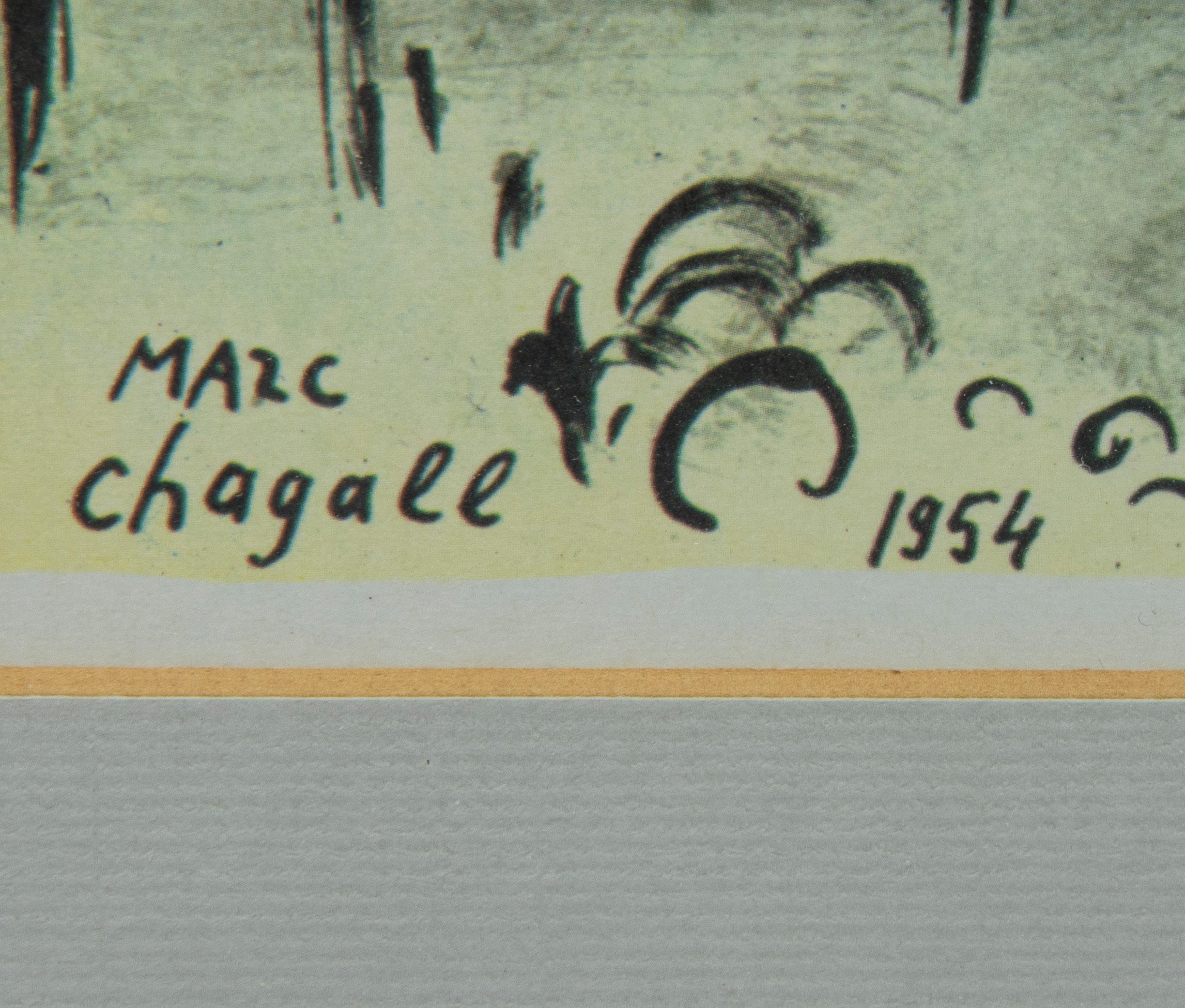 Marc Chagall | Marc CHAGALL (1887-1985) (after), lithograph 'L'oiseau ...