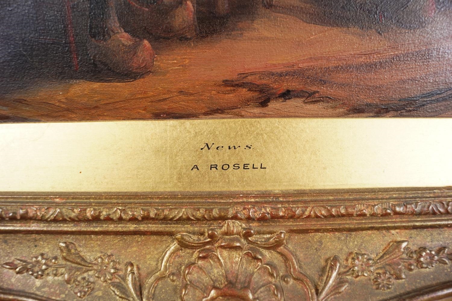 Alexander Rosell | Reading the news | MutualArt