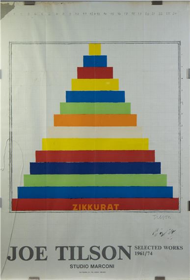 Joe Tilson | Joe TILSON (1928), lithograph/poster Ziggurat, Marconi ...