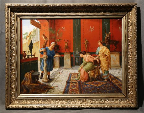 Ettore Forti | Il mercante di tappeti, Il mercante d'arte | MutualArt