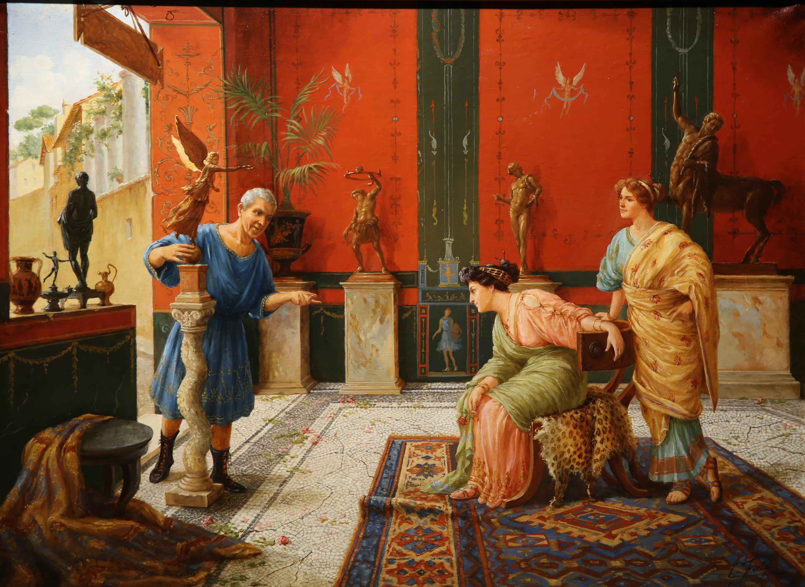 Ettore Forti | Il mercante di tappeti, Il mercante d'arte | MutualArt