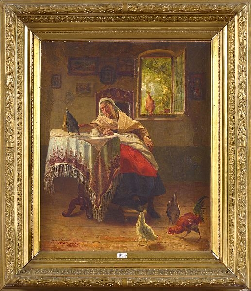 Théodore Gérard | Writing to a loved one (1882) | MutualArt
