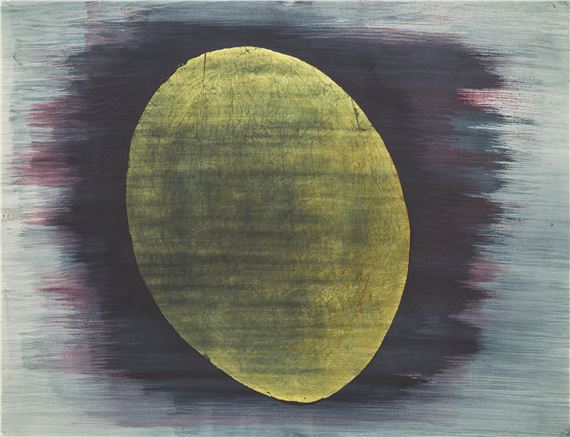 Anna-Eva Bergman | N°76-1958 Lune d'or sur violet | MutualArt