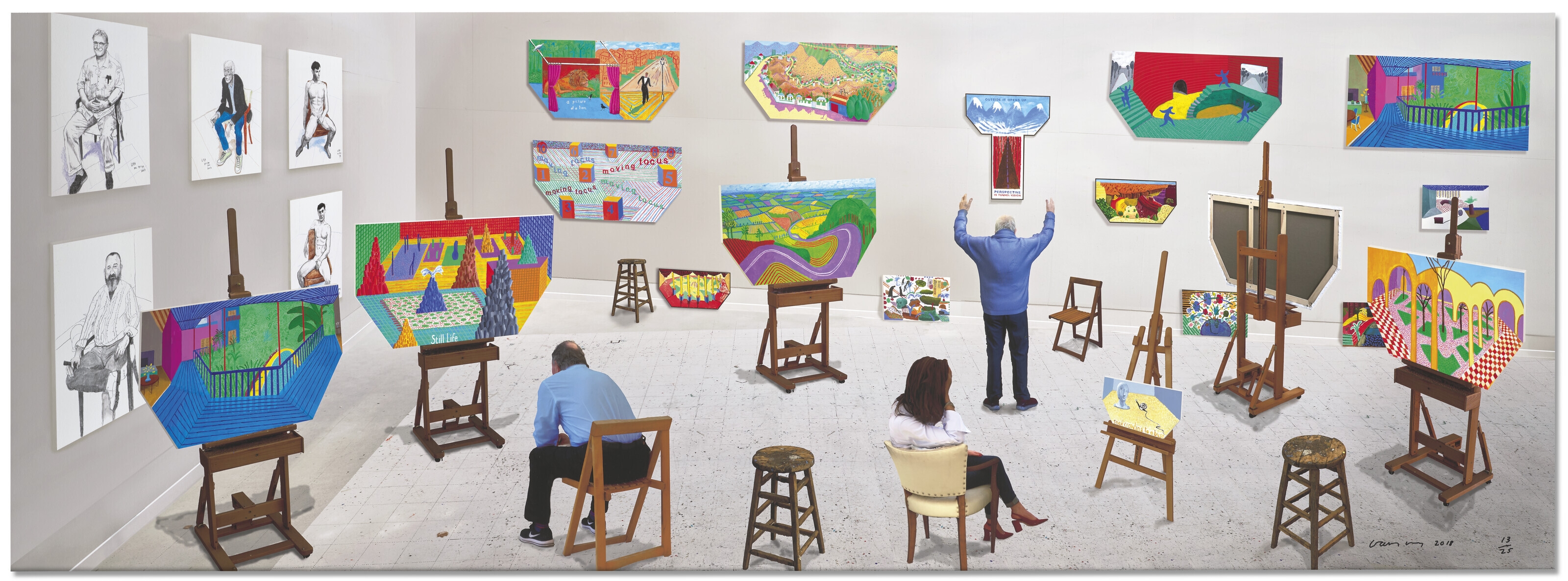 David Hockney | Inside it Opens Up As Well | MutualArt