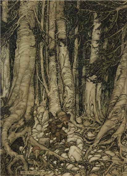 Arthur Rackham | Original illustration for Rip Van Winkle (they ...