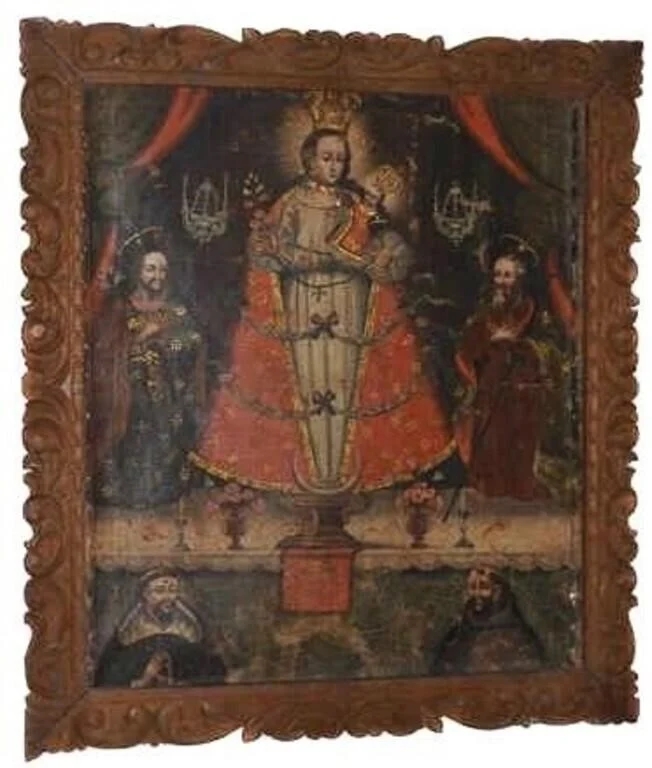 Cuzco School, 18th Century | SPANISH COLONIAL RETABLO | MutualArt