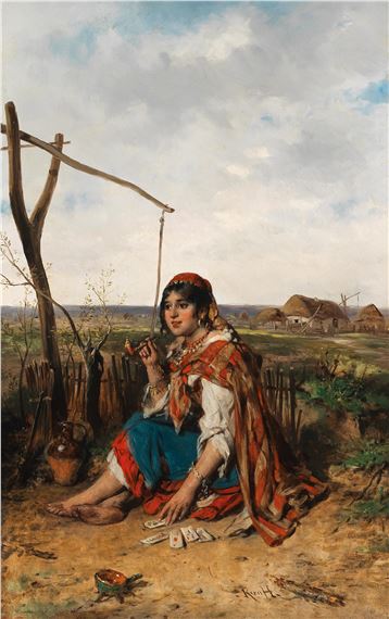 Hermann Armin Kern | A Fortune Teller | MutualArt