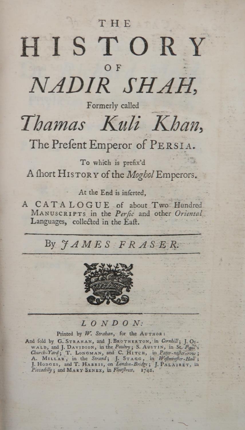 Fraser | Formerly called Thomas Kuli Khan (1742) | MutualArt