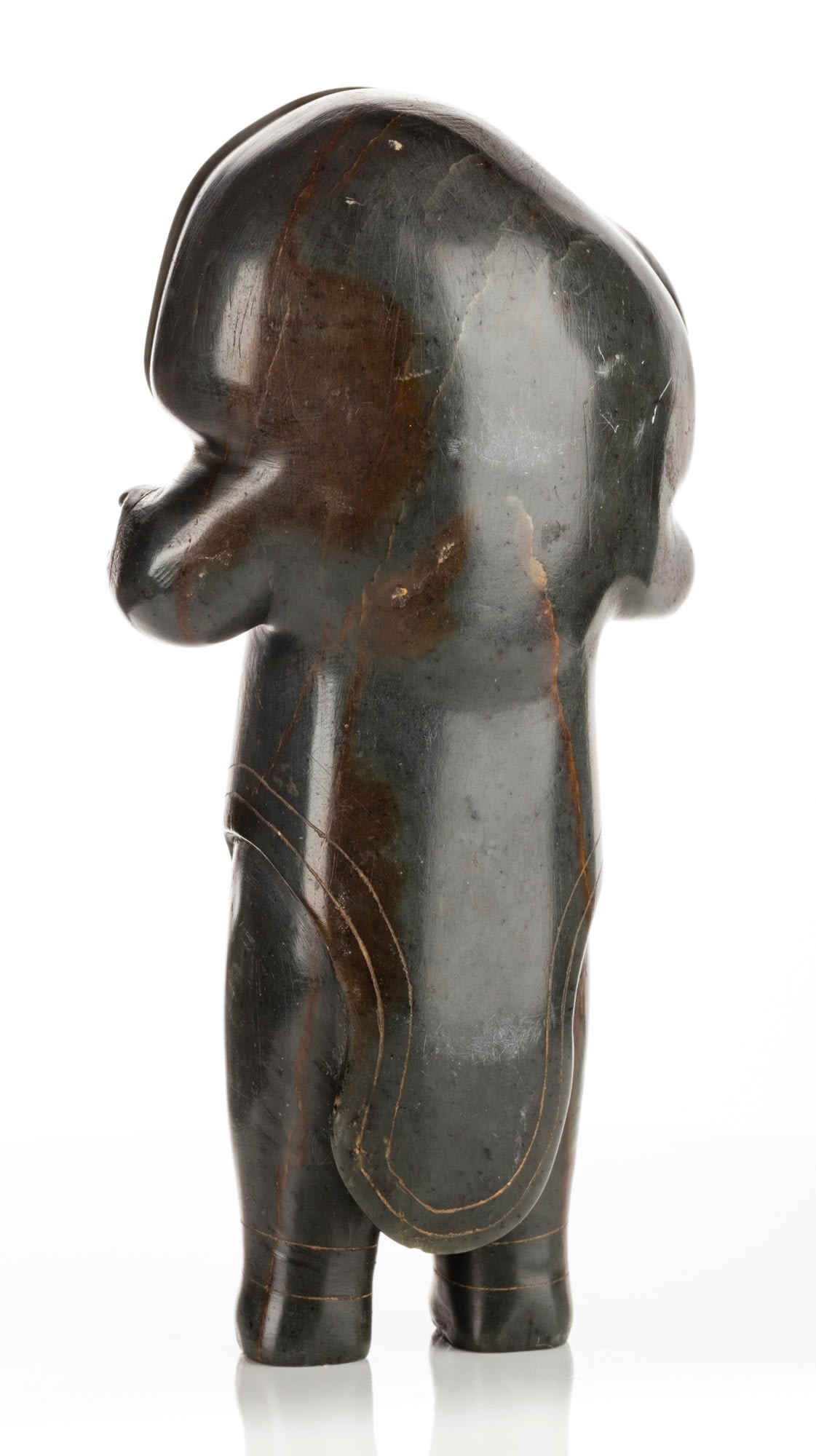 Isa Oomayoualook | Standing Mother with Child in her Amaut (1949 - 1951 ...