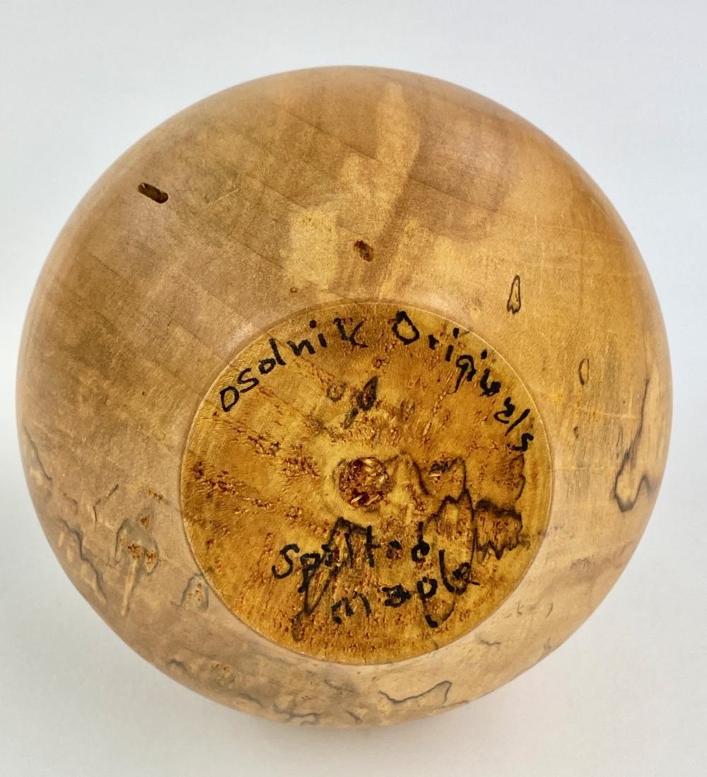 Rude Osolnik | Rude Osolnik Fluted Spalted Maple Bud Vase | MutualArt