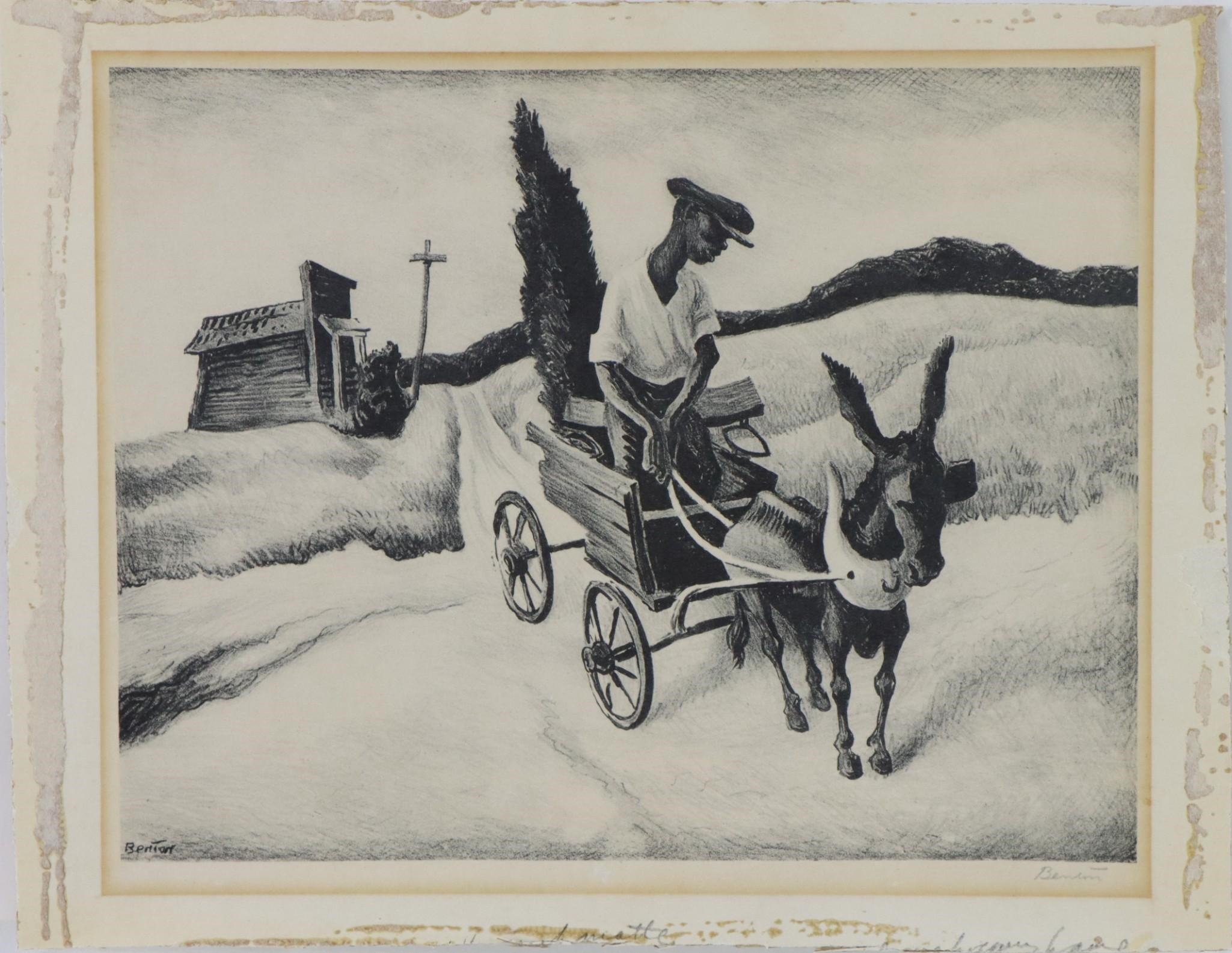 Thomas Hart Benton‏ | Lonesome Road | MutualArt
