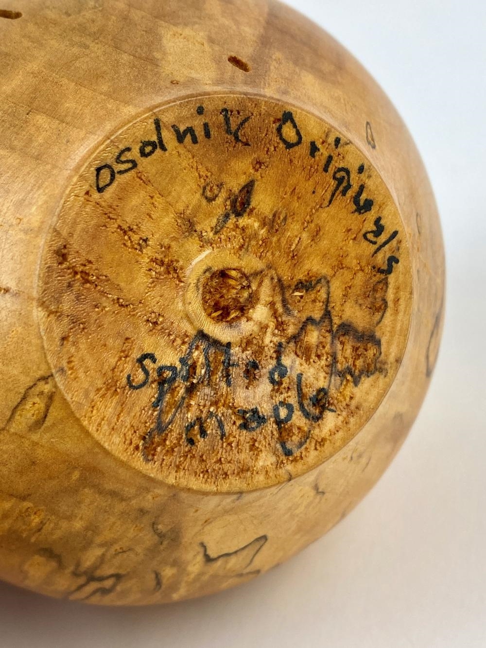 Rude Osolnik | Rude Osolnik Fluted Spalted Maple Bud Vase | MutualArt