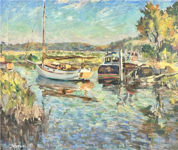 Frederick Lester Sexton | River Scene by Frederick Sexton | MutualArt