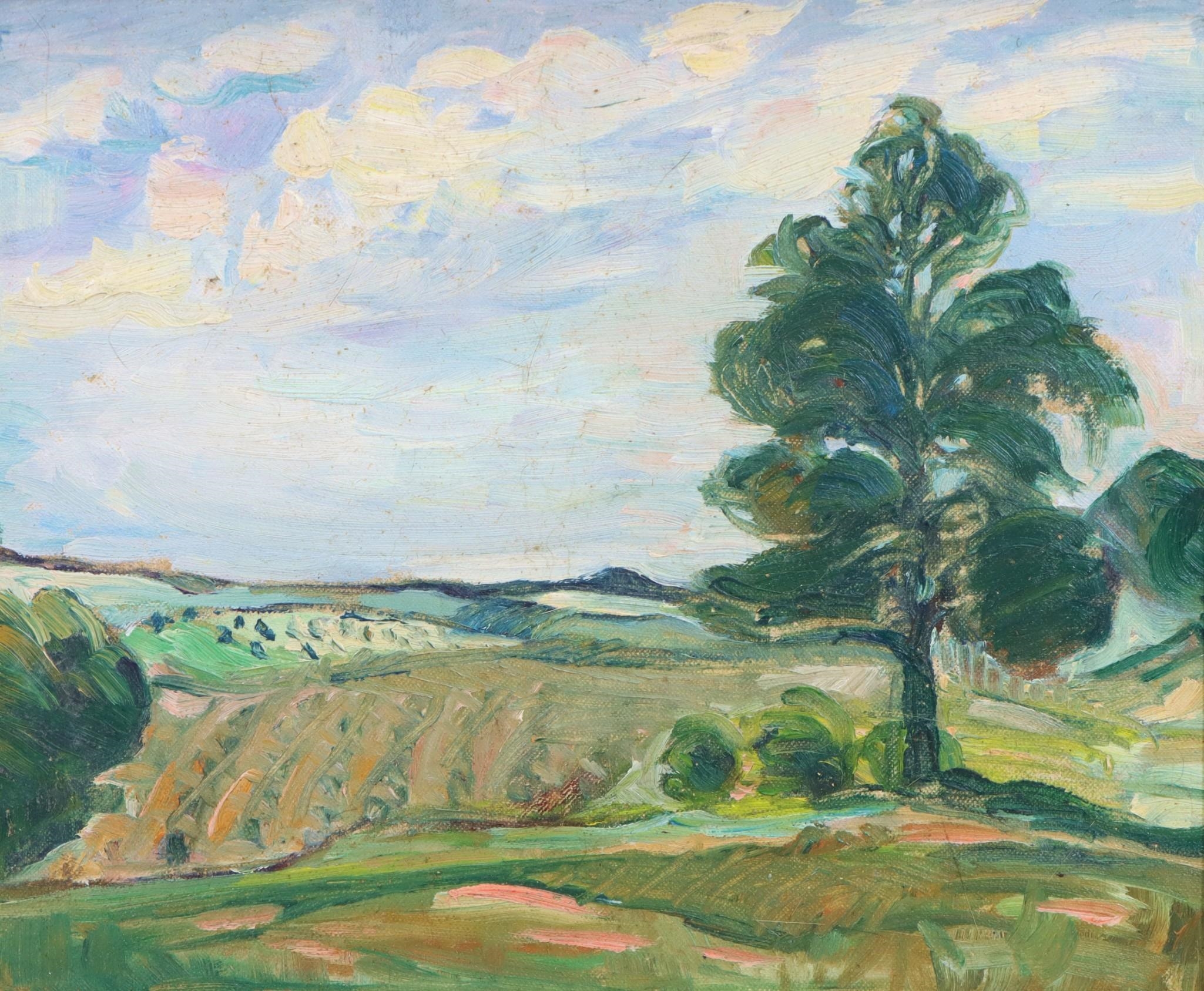 Della J. Barber | Farmland landscape | MutualArt