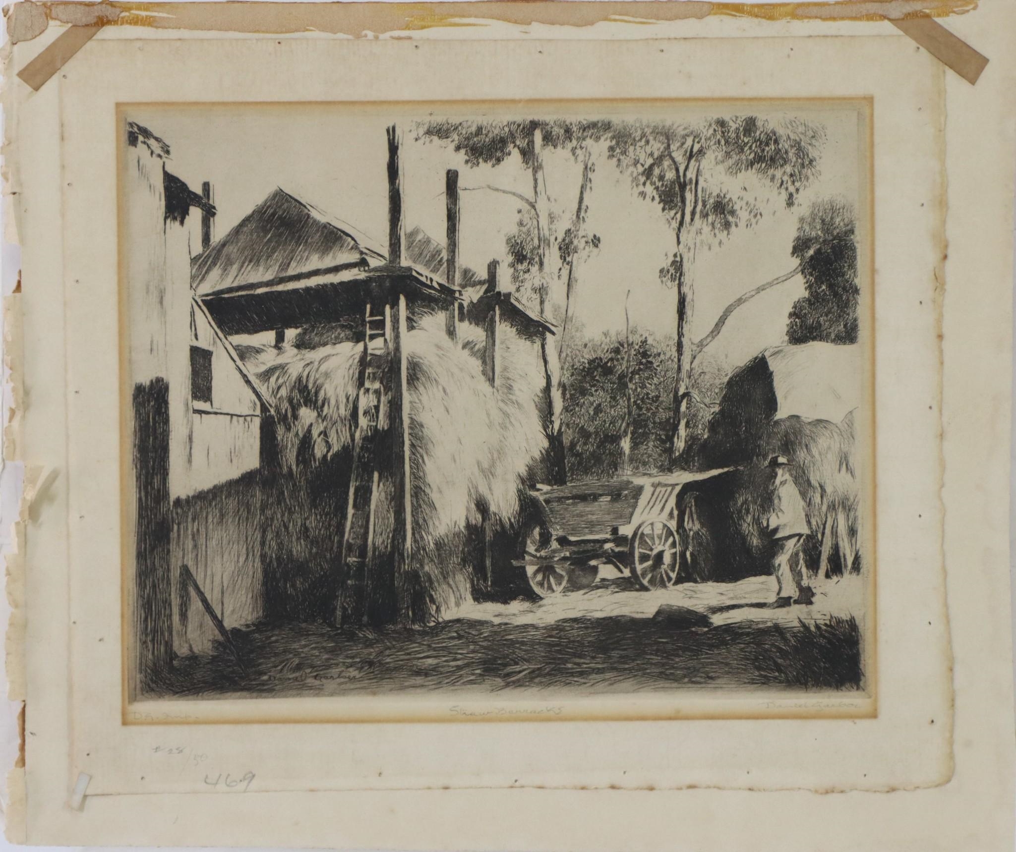 Daniel Garber | Standing Male Figure (Cast Drawing: Michelangelo's ...