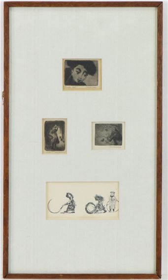 Charles William‏ Ward | Collection of ink drawings and etchings | MutualArt