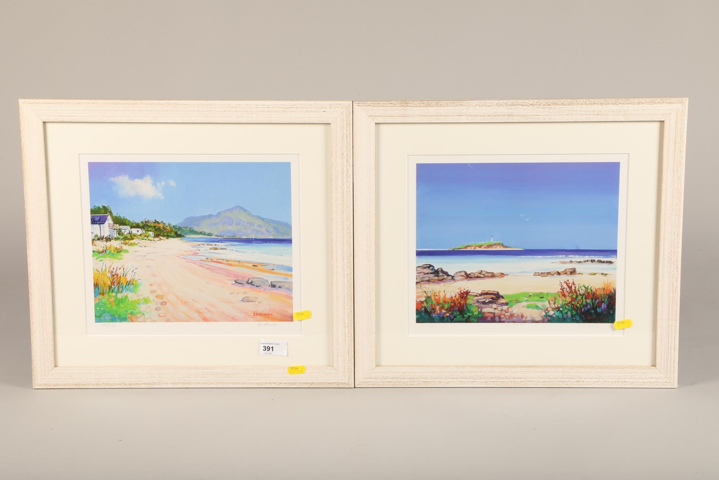 Ed Hunter | Pair of prints by Ed Hunter | MutualArt
