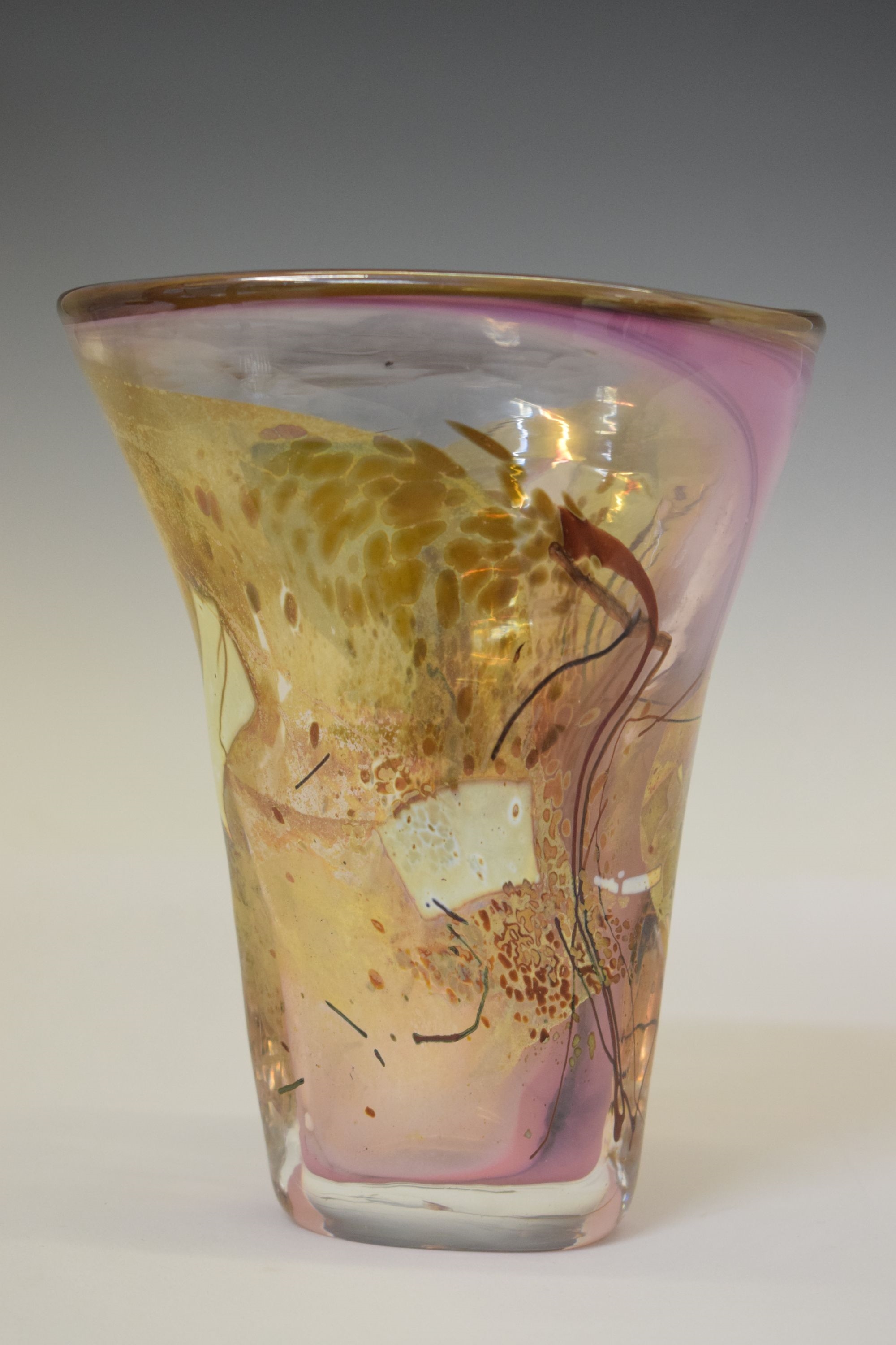 Sam Herman | Studio glass vase | MutualArt