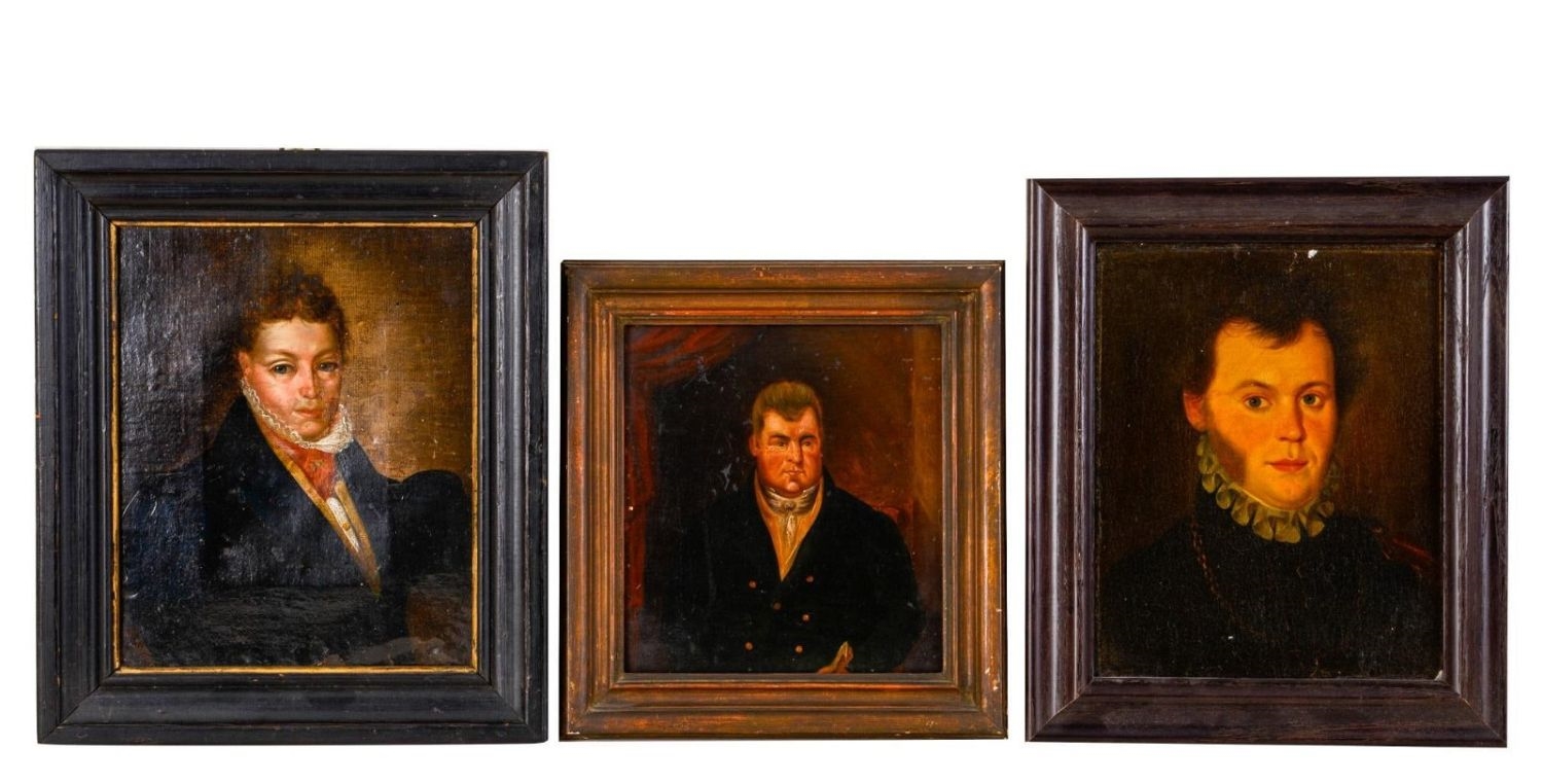 European School | Three European Portraits of Men. | MutualArt