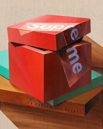 Kim Kyoungtae | Red Box with Paster (2022) | MutualArt