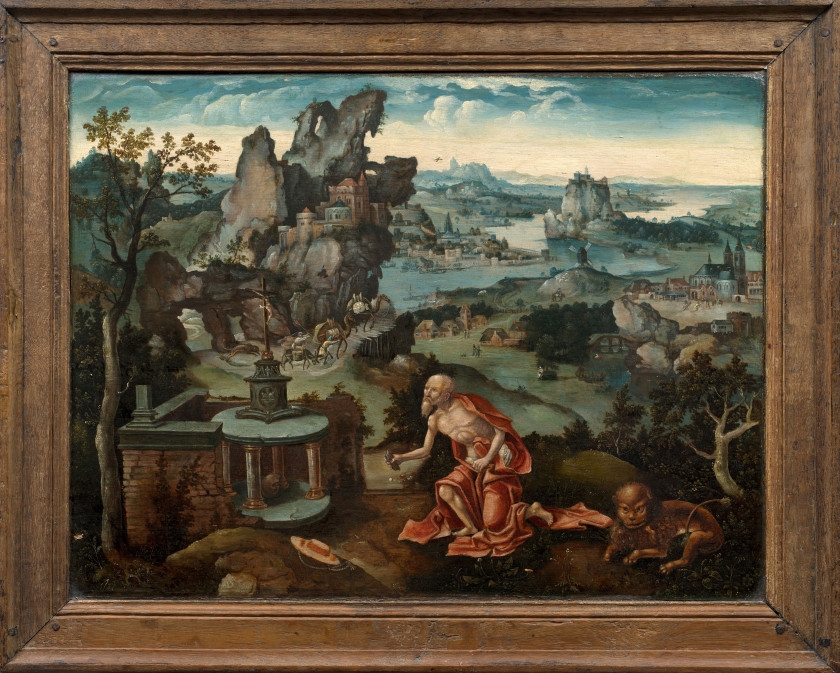 Joachim Patinir | Paysage avec saint Jérôme pénitent | MutualArt