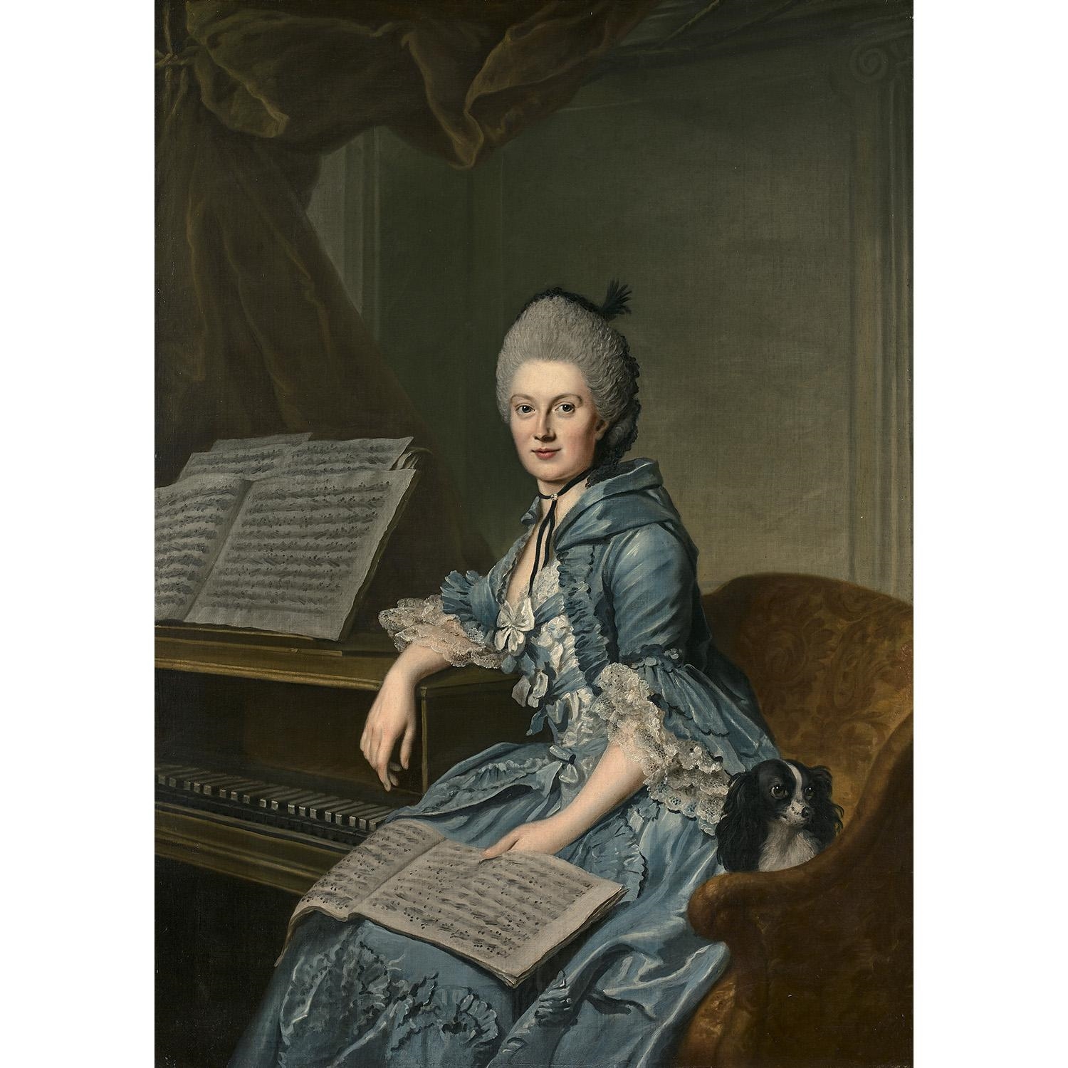 Johann Georg Ziesenis | PORTRAIT D’ANNA AMALIA DE BRUNSWICK ...