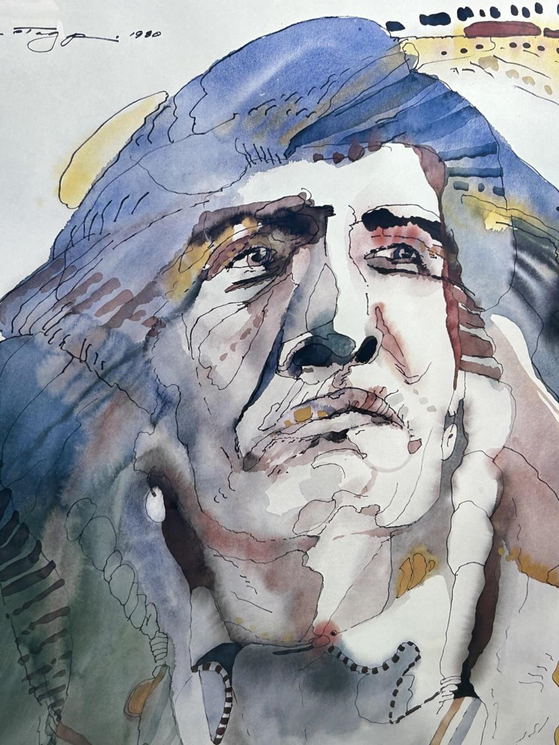 Sari Staggs | Signed Sari Staggs “Plains Indian Gallery Print | MutualArt