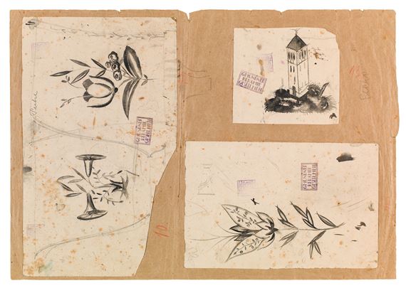 Dagobert Peche | Draft drawings for vases (1887 - 1923) | MutualArt