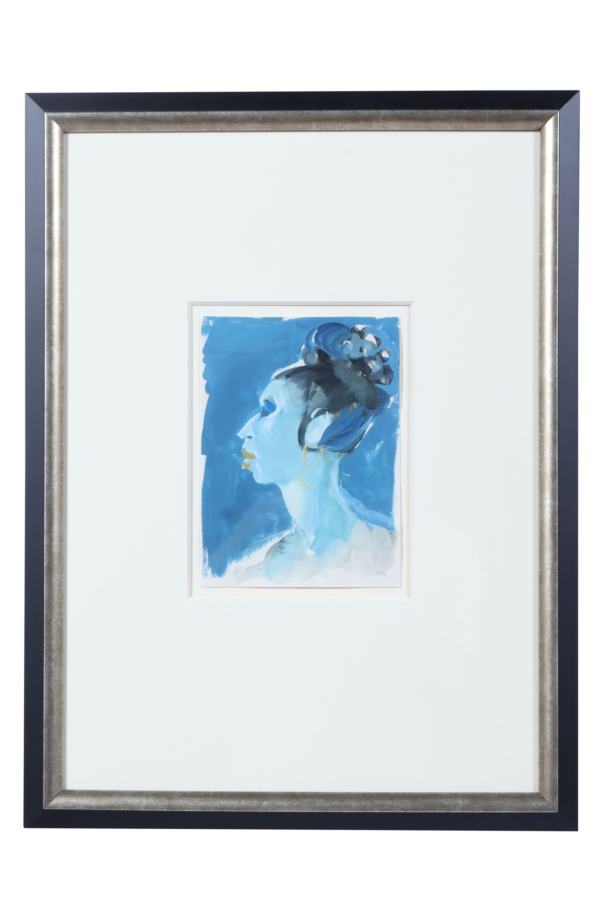 Jacqueline Hick | Blue Portrait | MutualArt