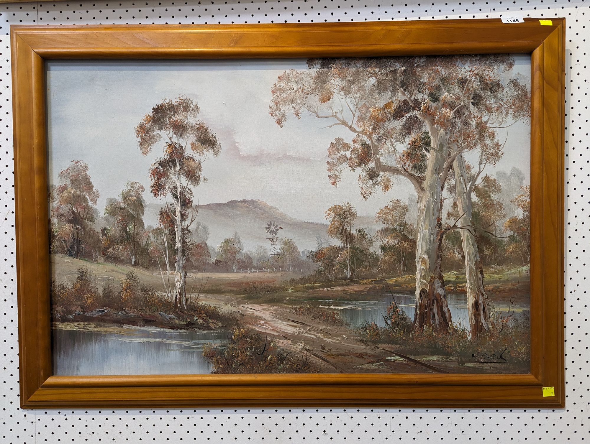 H. Burns | Landscape with River Crossing | MutualArt