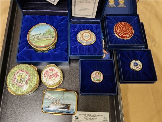 Unknown | Tray 8 Halcyon Days Battersea Enamel Boxes | MutualArt