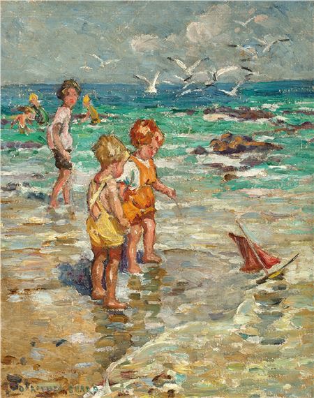 Dorothea Sharp | Children by the sea | MutualArt
