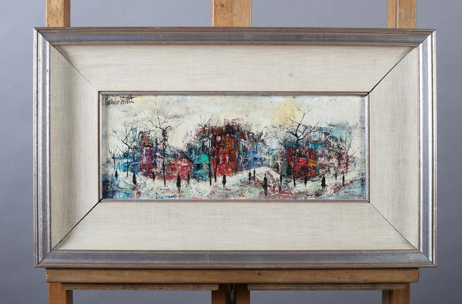 Maurille Prevost | Parisian street with figures | MutualArt