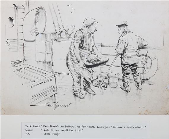 Bert Thomas | 'Deck Hand's Response' (1930s) | MutualArt