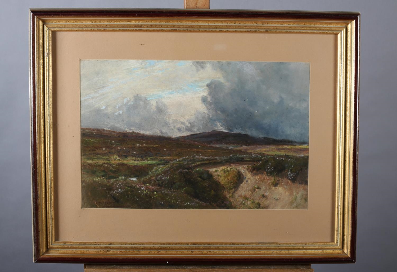 Thomas William Hammond | Yorkshire Moors with sheep grazing | MutualArt