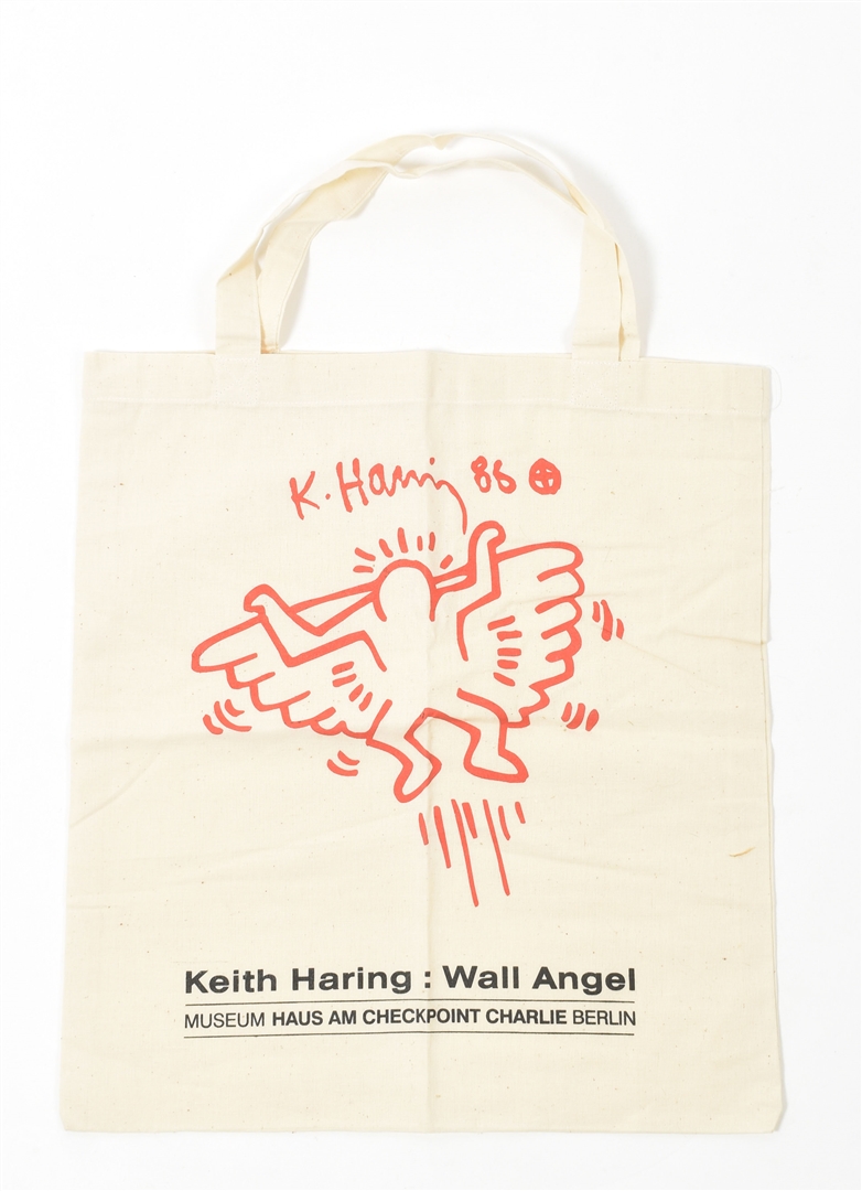 Keith Haring | Keith Haring, Pop Shop bag | MutualArt