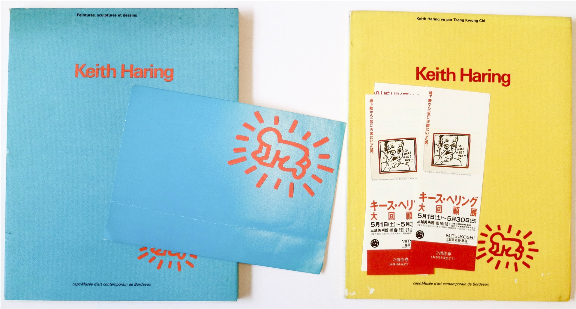 Keith Haring | Keith Haring, two catalogues and a scarce invitation ...