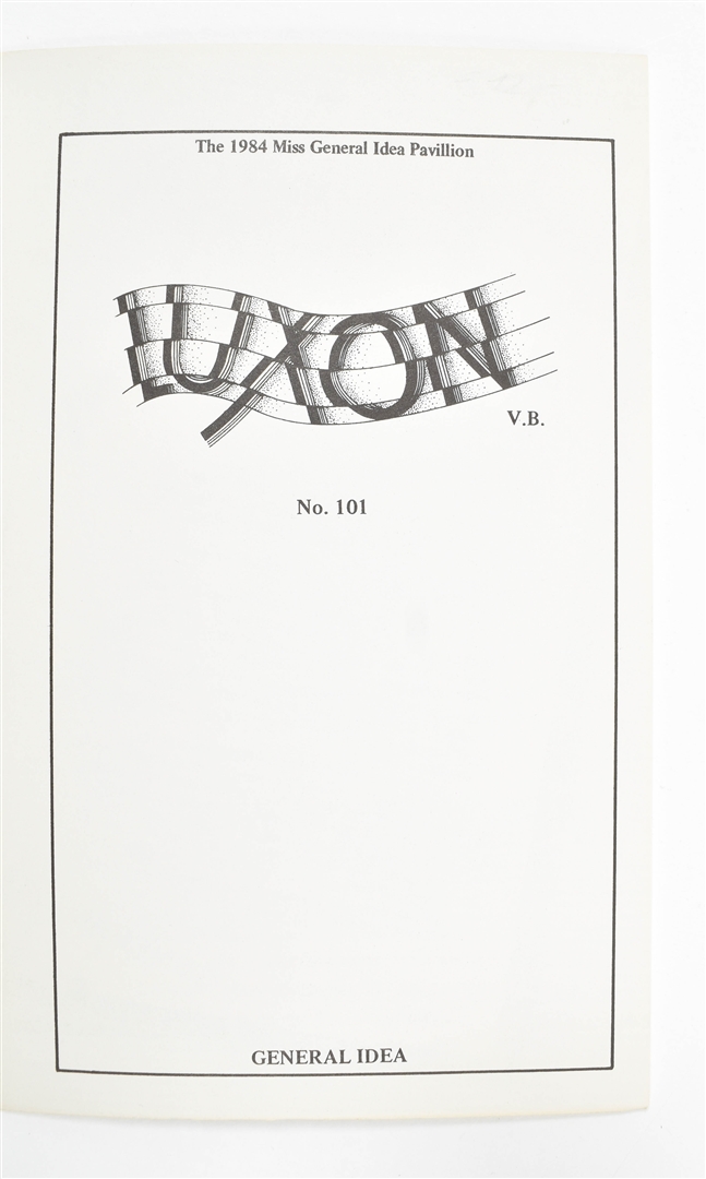 General Idea | General Idea, set of 3 publications 1973-1977 (1973 ...