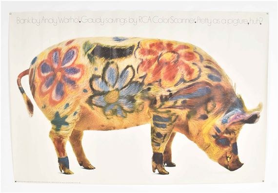 Andy Warhol | Andy Warhol, Bank by Andy Warhol, Gaudy Savings by RCA Color Scanner. (1968 ...