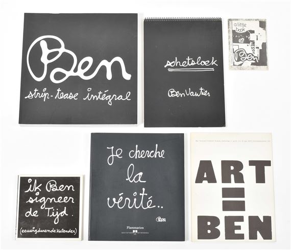 Ben Vautier | Six publications by Ben Vautier, some signed with ...