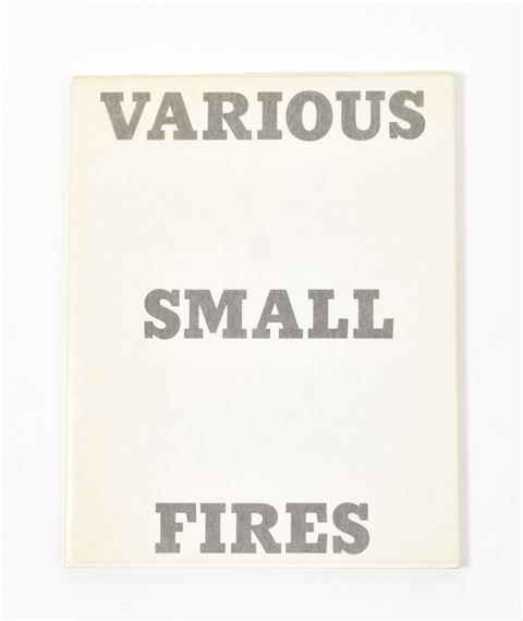 Ed Ruscha | Ed Ruscha, Various Small Fires and Milk, 1964/1970 (1964 ...